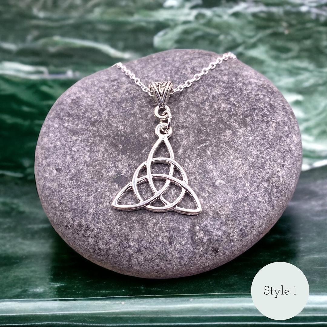 Trinity Necklace - Trinity Pendant - Trinity Knot Pendant - Trinity ...