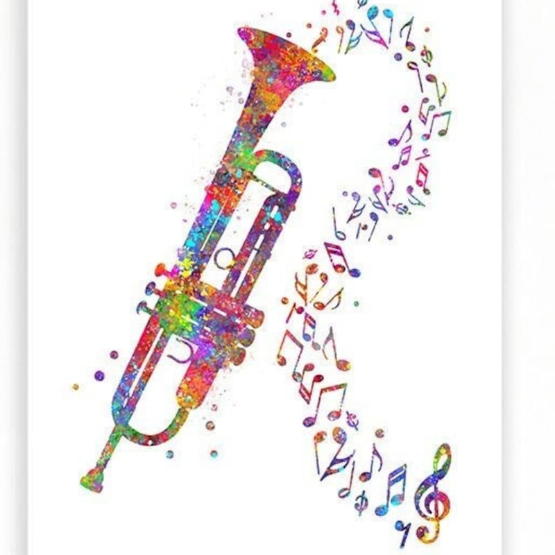 Trumpet Art - Etsy