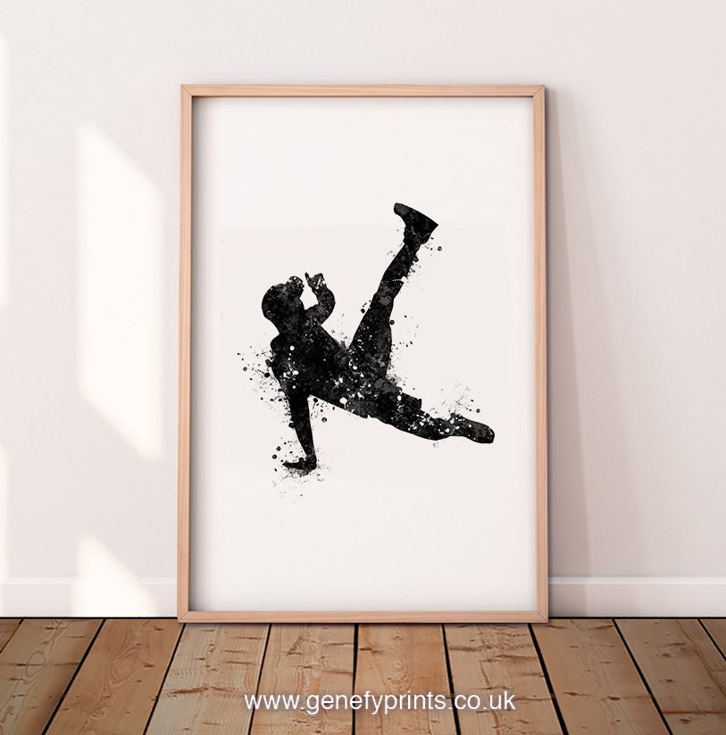 Breakdance Watercolour Art Print Set of 3 Prints | Etsy UK
