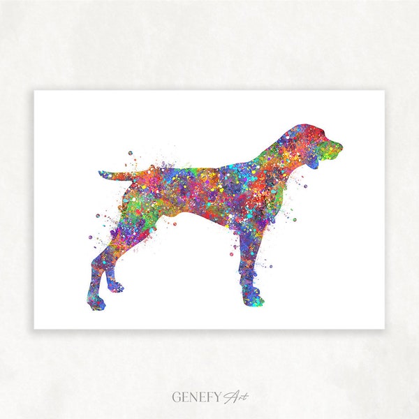 Pointer Watercolor - Etsy