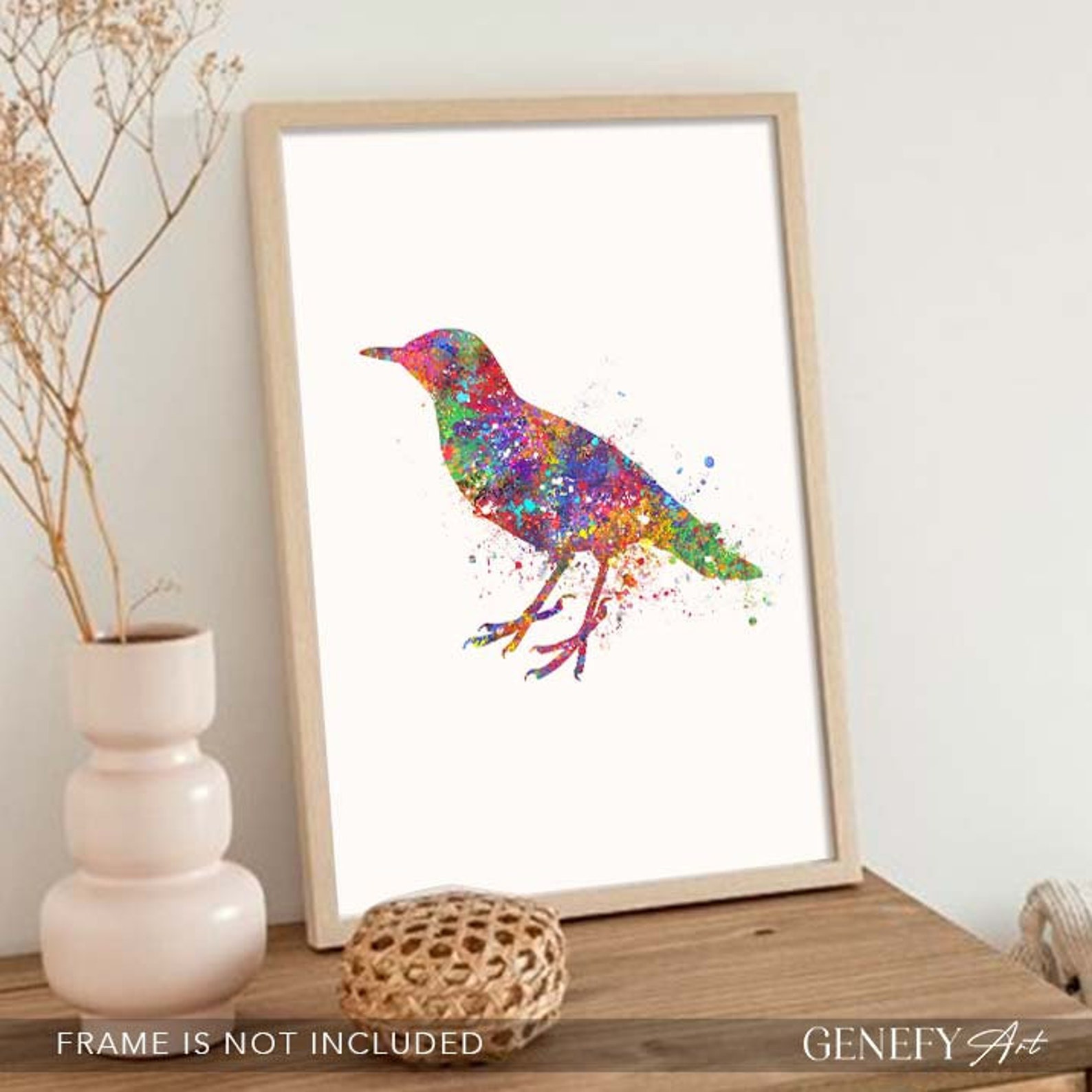Bird Watercolor Print Bird Watercolor Painting Bird Poster - Etsy