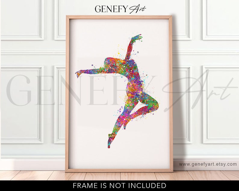 Lyrical Dance Watercolour Art Print Set of 3 Prints | Etsy UK