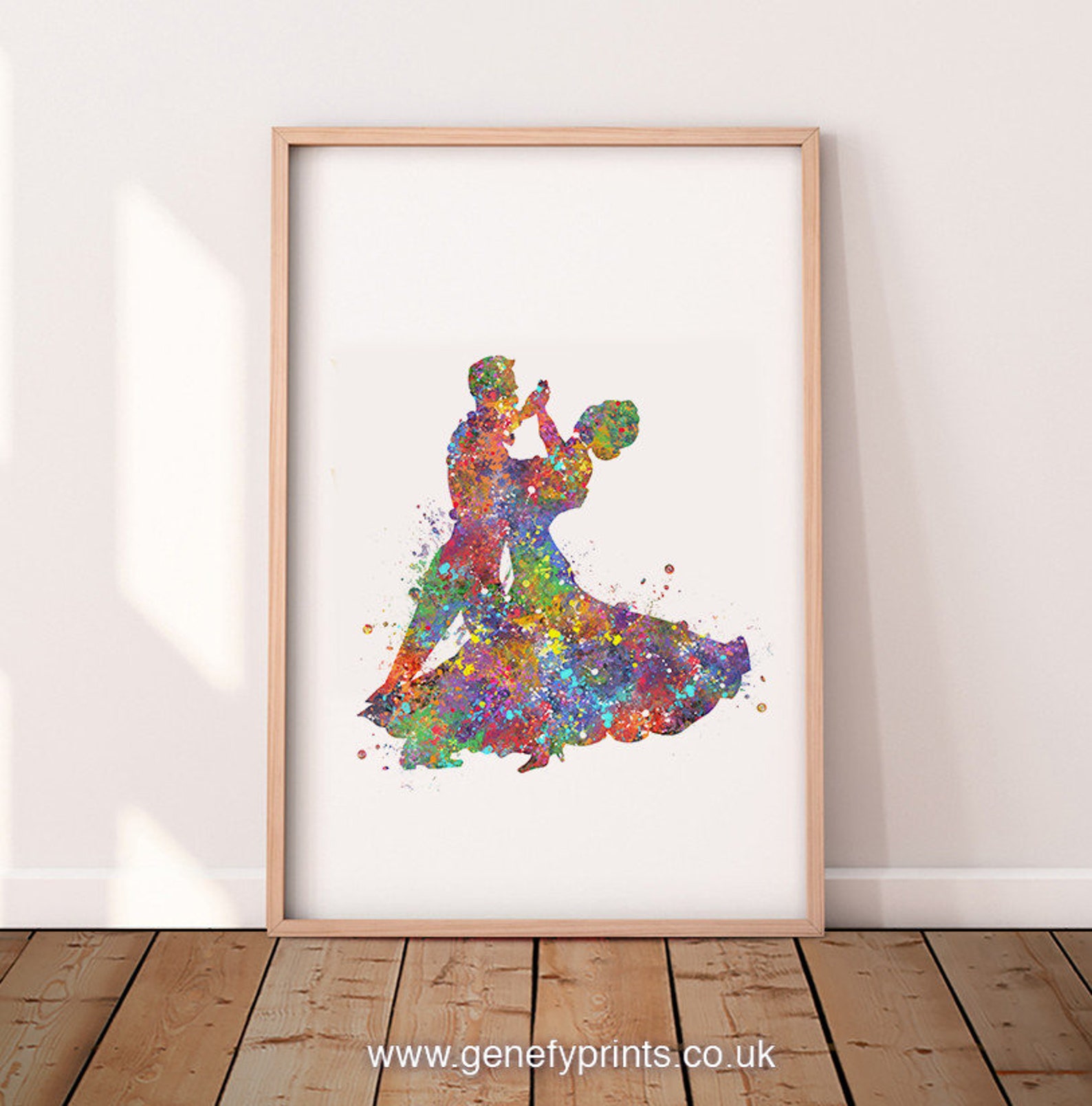 Couple Dancing Watercolour Art Print Couple Dancing Poster | Etsy