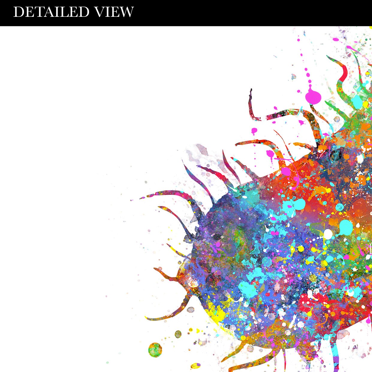 Microbiology Art Prints: E.coli, Bacteria, Bacteriophage Watercolor ...