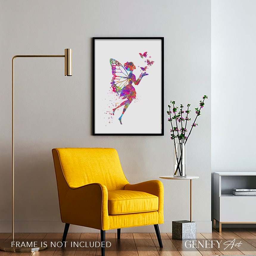 Fee Aquarell Kunstdruck Zahnfee Aquarell Druck Fee Poster - Etsy.de