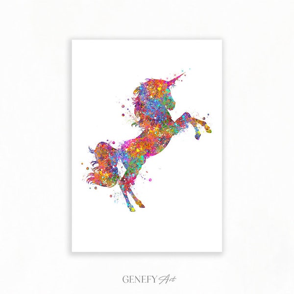Unicorn Poster - Etsy