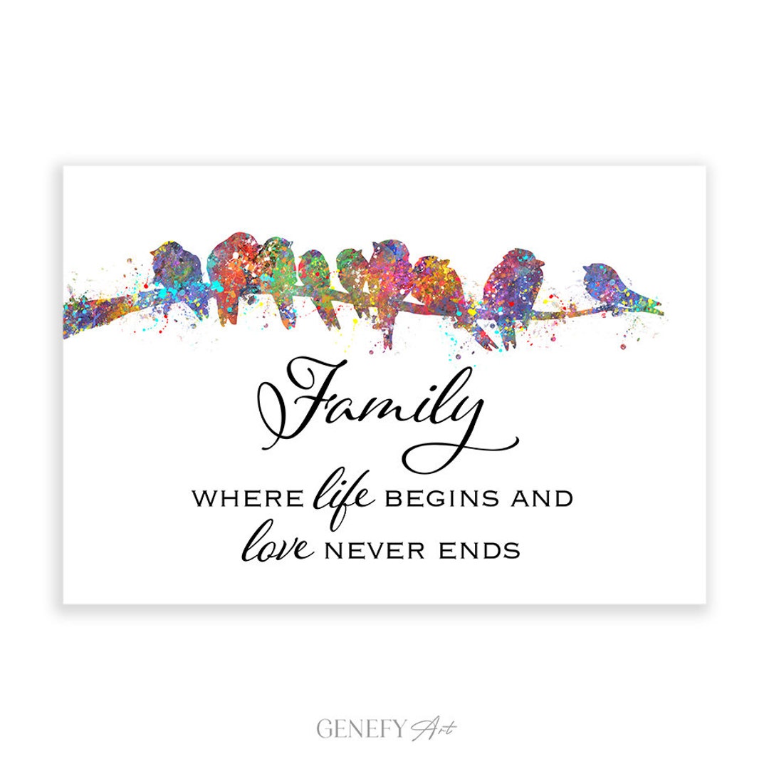 I Need All Is Family Quote