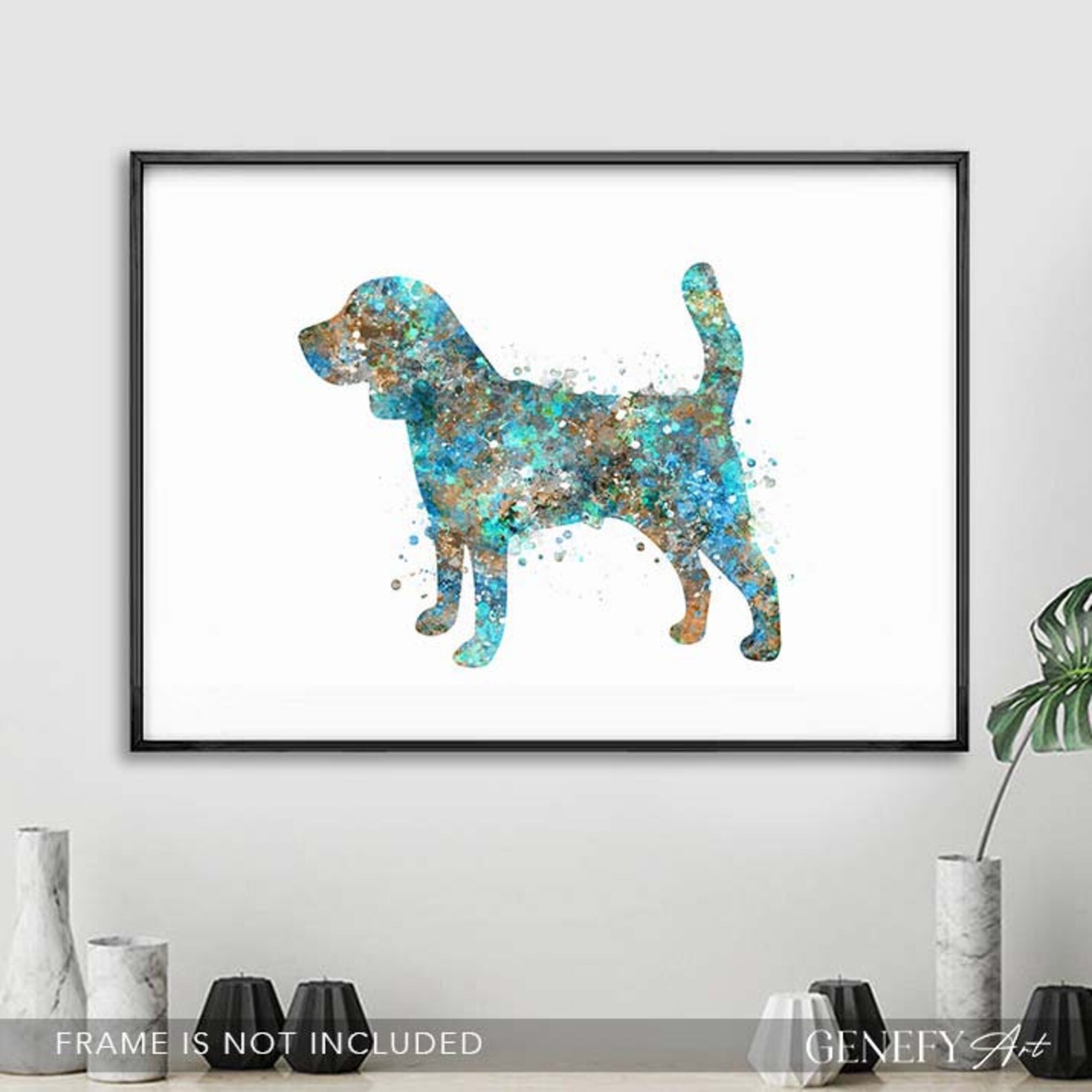 Beagle Watercolor Art Print Beagle Portrait Beagle Prints - Etsy UK
