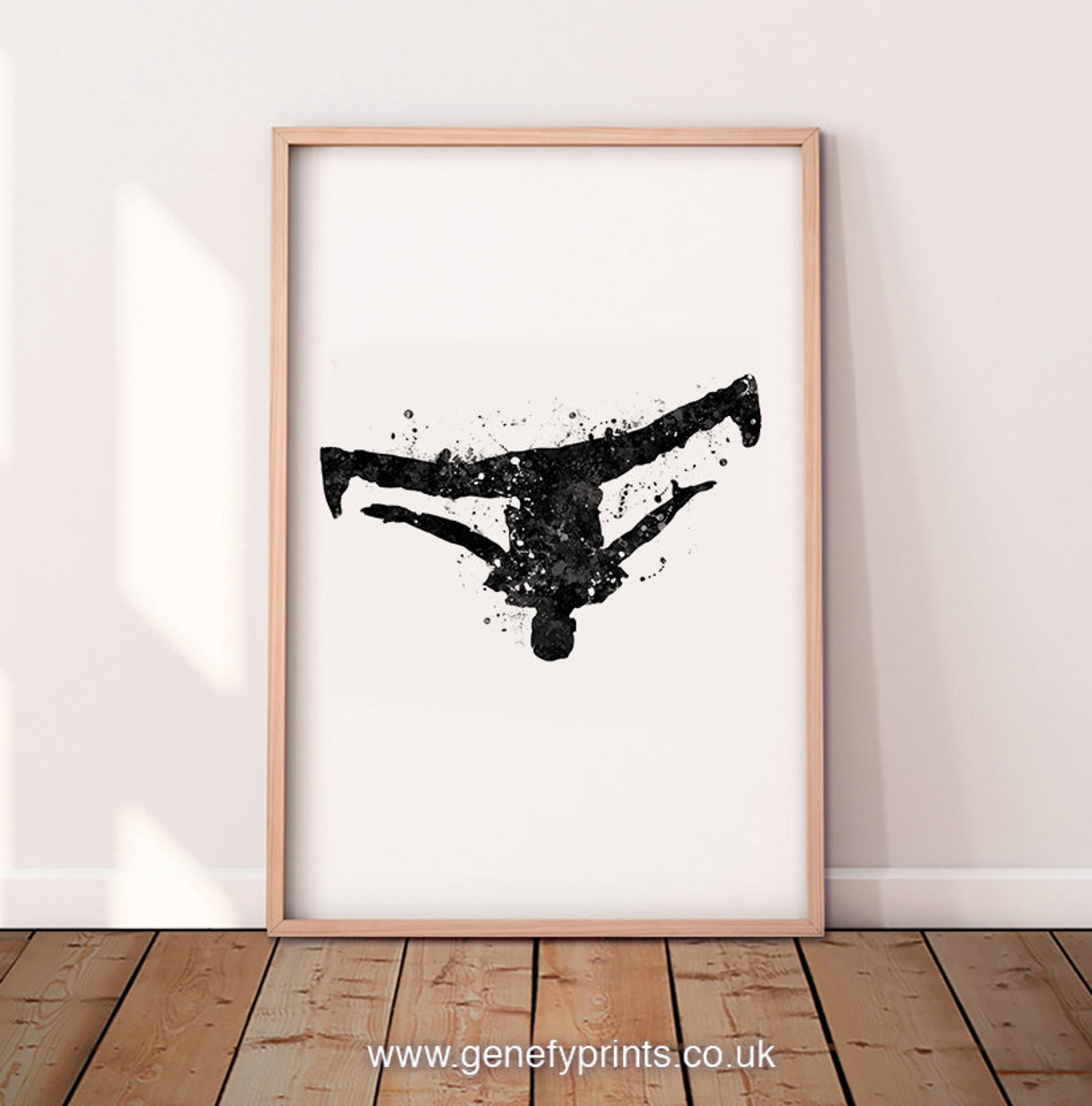 Breakdance Watercolour Art Print Set of 3 Prints | Etsy UK