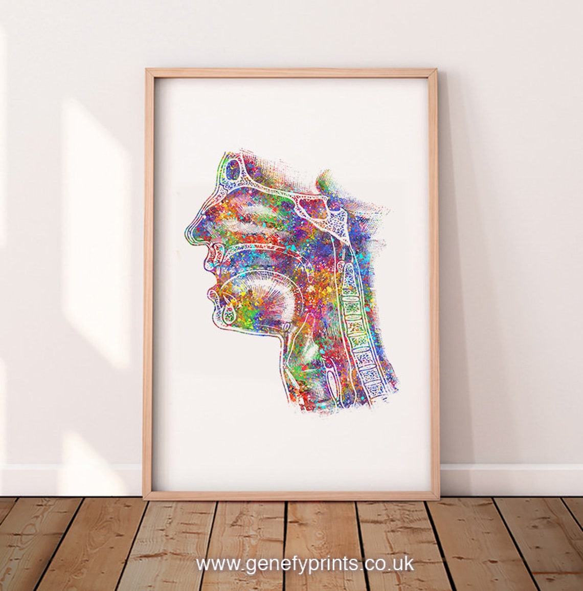 Respiratory System Watercolor Art Print Human Respiratory - Etsy