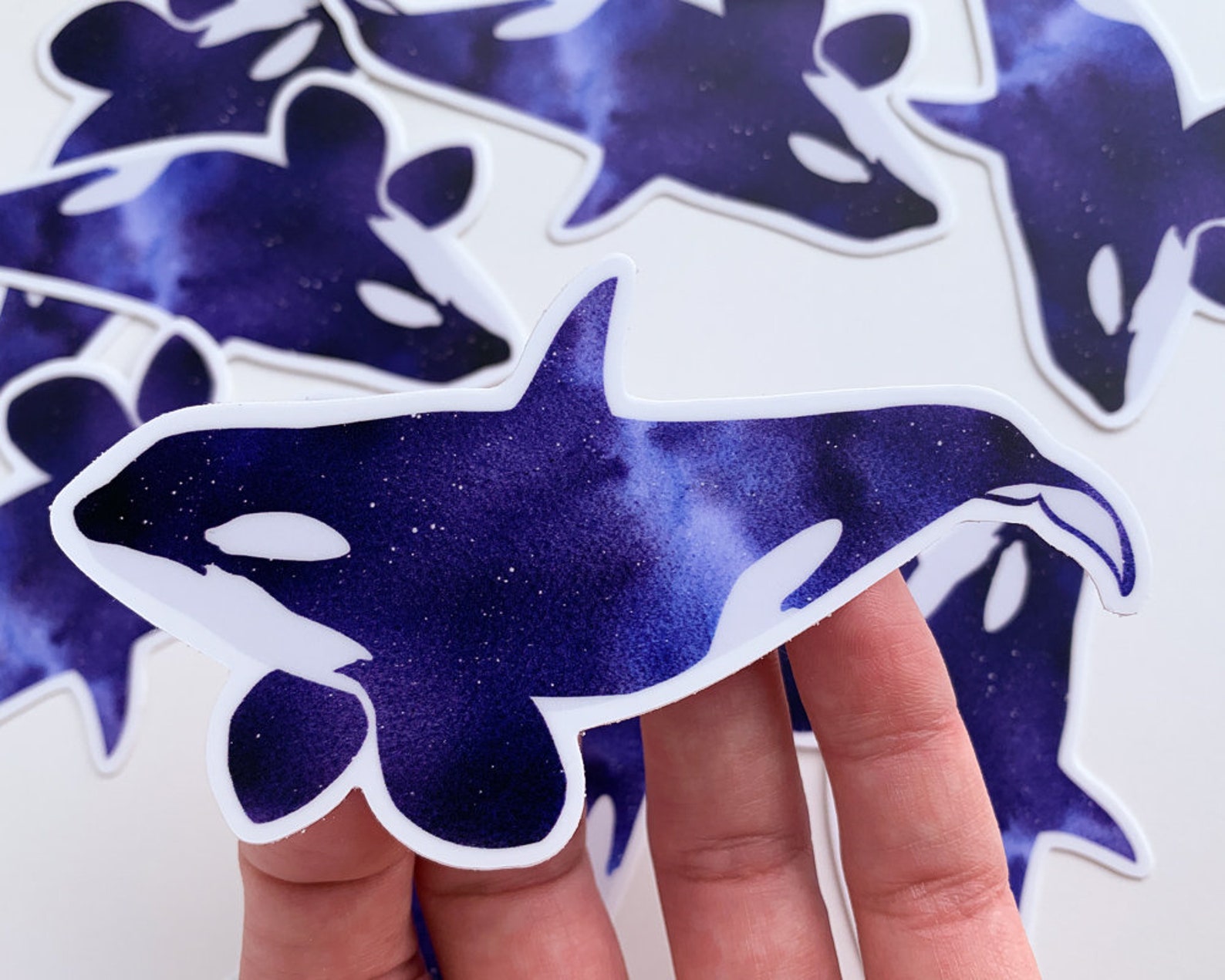 Galaxy Orca Whale Vinyl Decal Sticker | Etsy