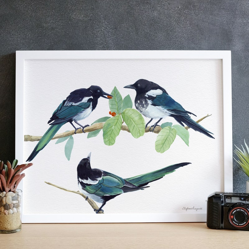 Magpie Art - Etsy