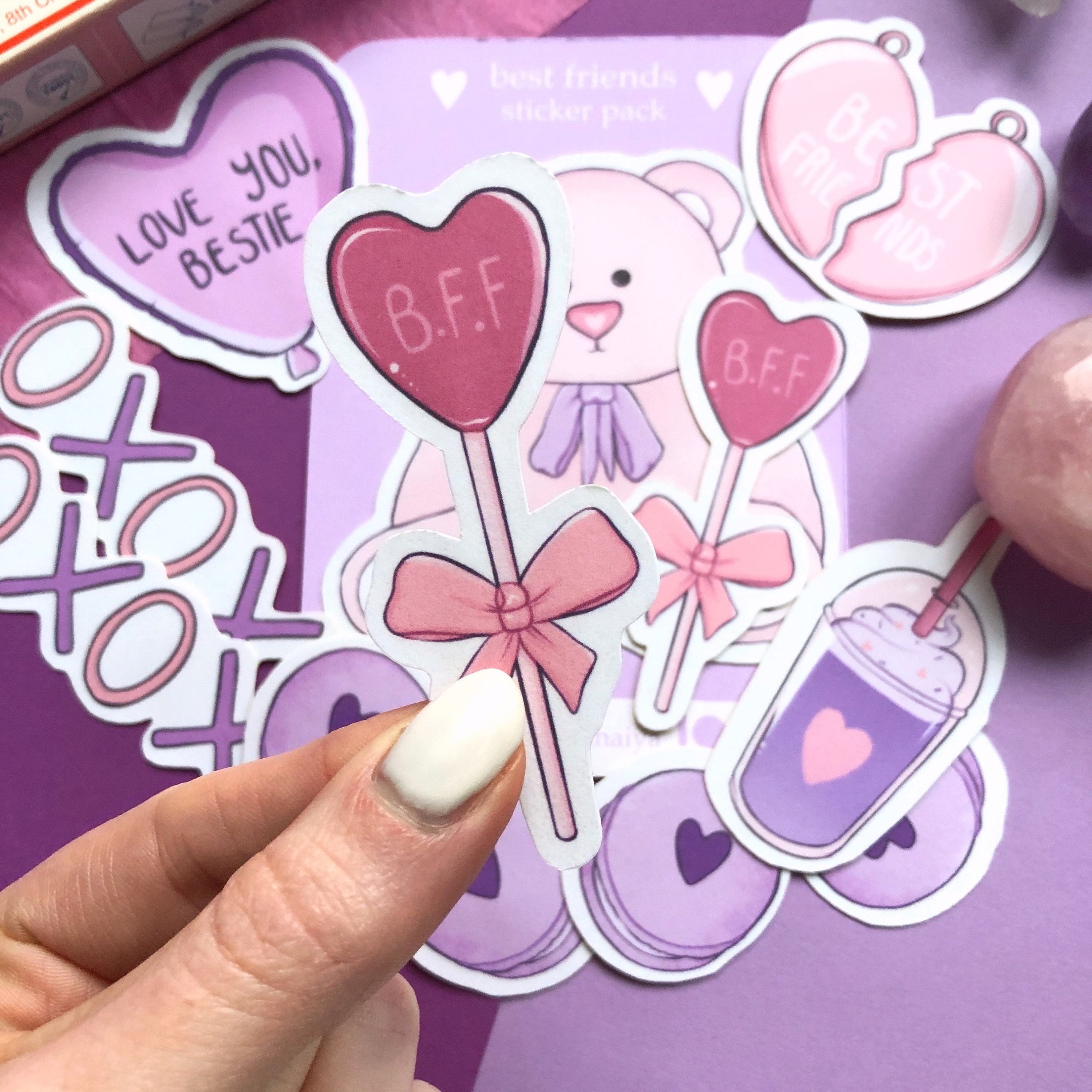 Best friend / sticker pack besties best friend gift | Etsy