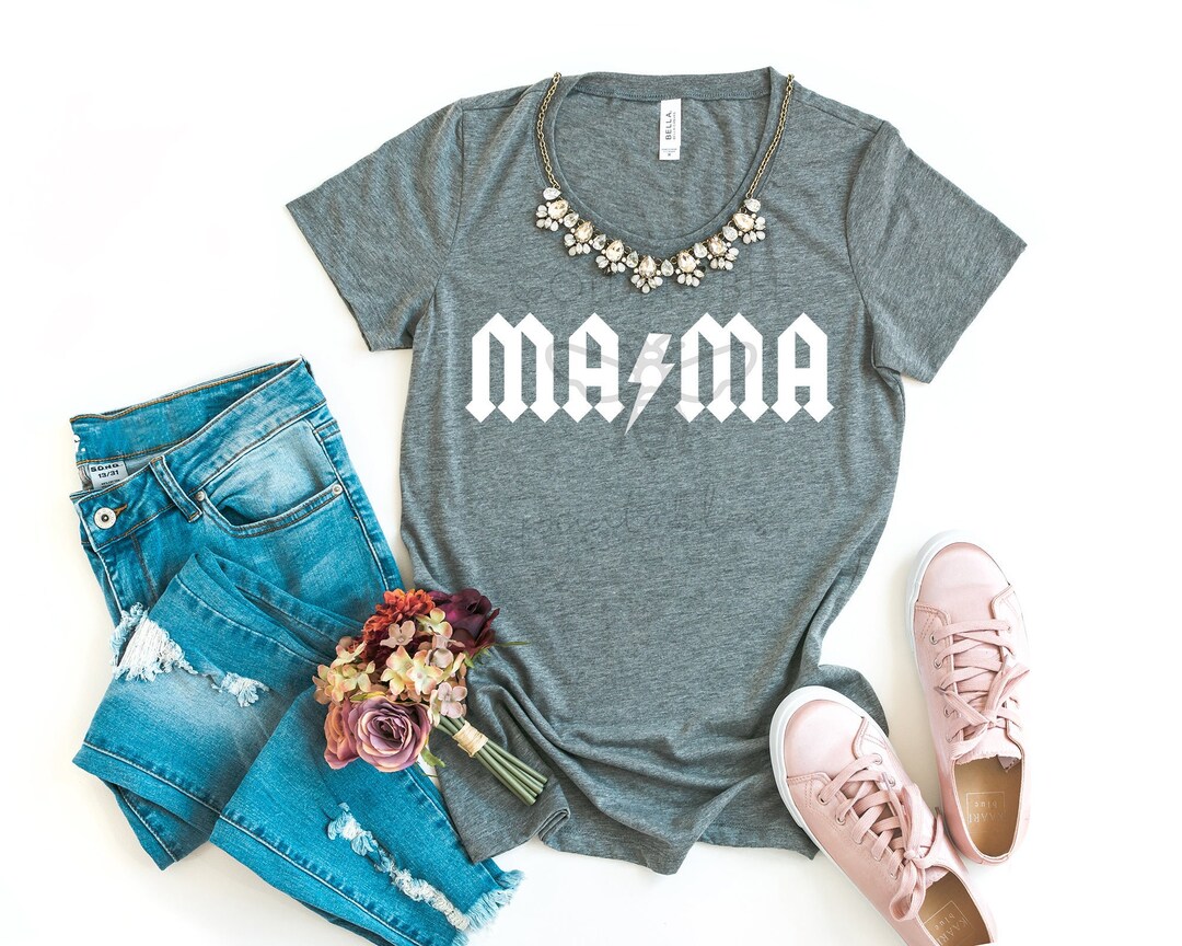 MAMA Rock SVG - INSTANT Download - Acdc Music Boys Girls Vintage 80s ...
