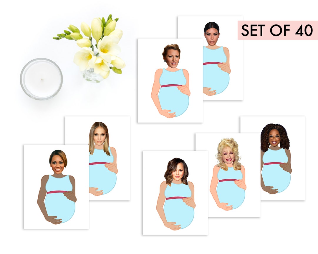 Who Has the Mom? - INSTANT DOWNLOAD - 40 Celebrity Cards + Blanks ...