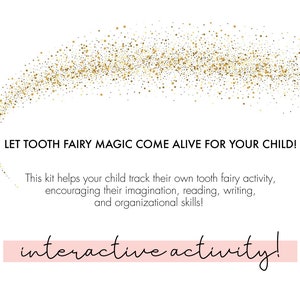 Tooth Fairy Tracker - INSTANT DOWNLOAD - Tooth Fairy Kit, Tooth Fairy ...