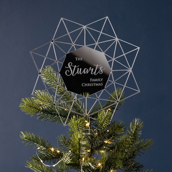 Wooden Tree Topper - Etsy