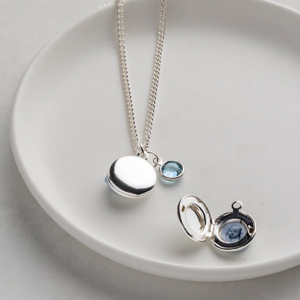 Birthstone Locket - Etsy