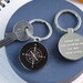 Personalised Compass Teacher Keyring, Engraved Compass Key Chain, Thank ...