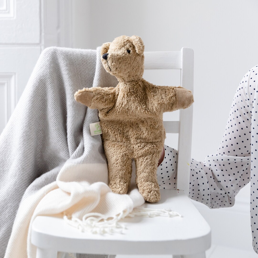 Luxury Children's Teddy Bear Puppet Toy - Etsy