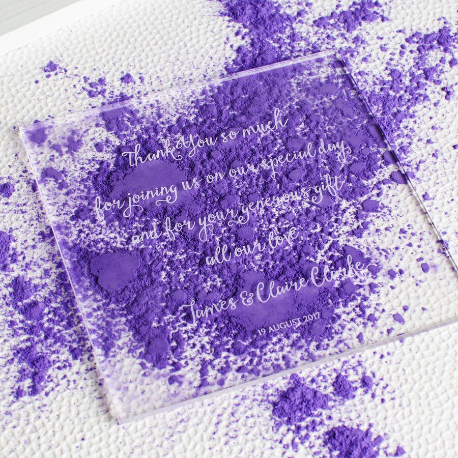Personalised Acrylic Wedding Invitations - Etsy