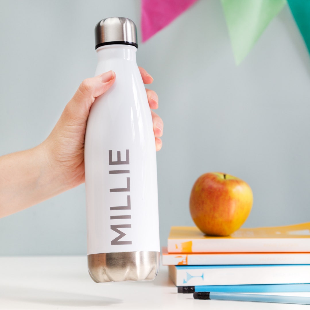 Personalised Back to School Water Bottle - Etsy