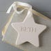 Engraved Ceramic Star Keepsake, Personalised Celebration Gift - Etsy