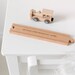 Personalised Wooden Train Track and Engine - Etsy