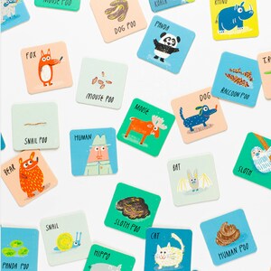 Who Did This Poo? Matching Game, Poo Games for Boys, Poo Game for Girls ...