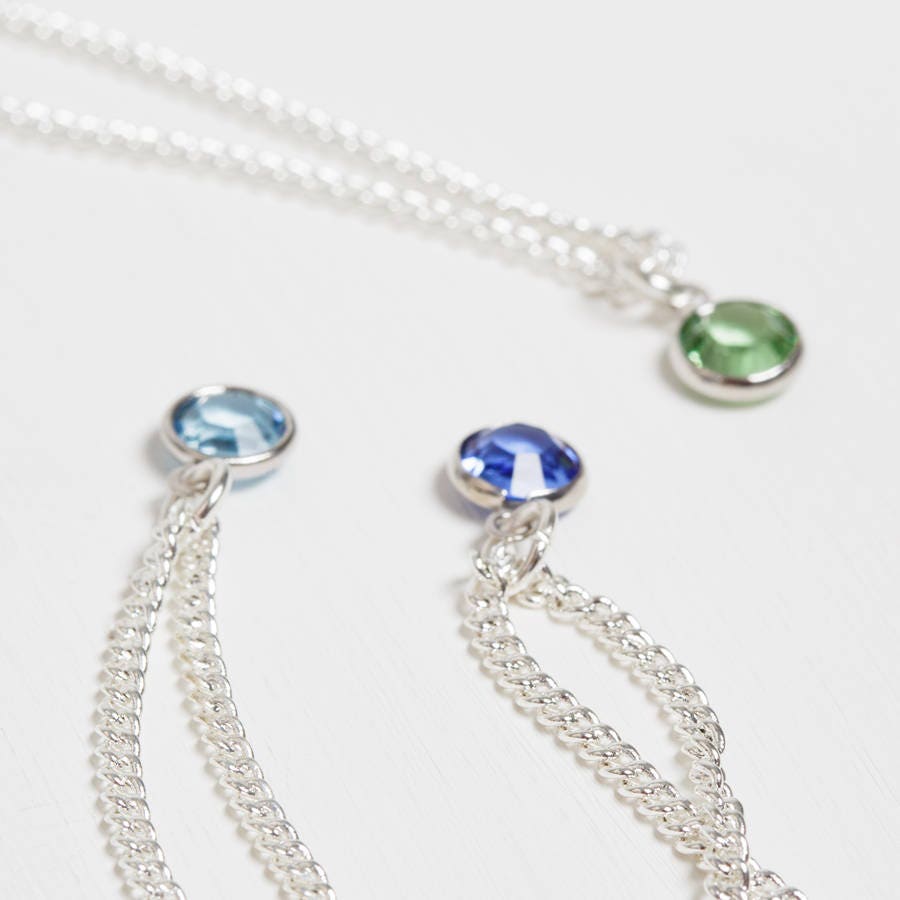 Personalised Swarovski Birthstone Card Personalised Swarovski - Etsy UK