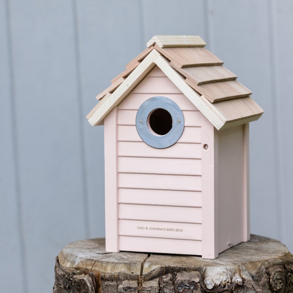 Personalised Wooden Garden Bird Nest Box Custom Nest Box - Etsy