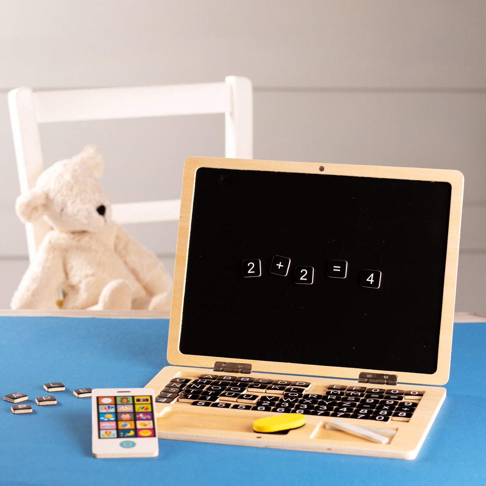Personalised Wooden Laptop Toy - Etsy