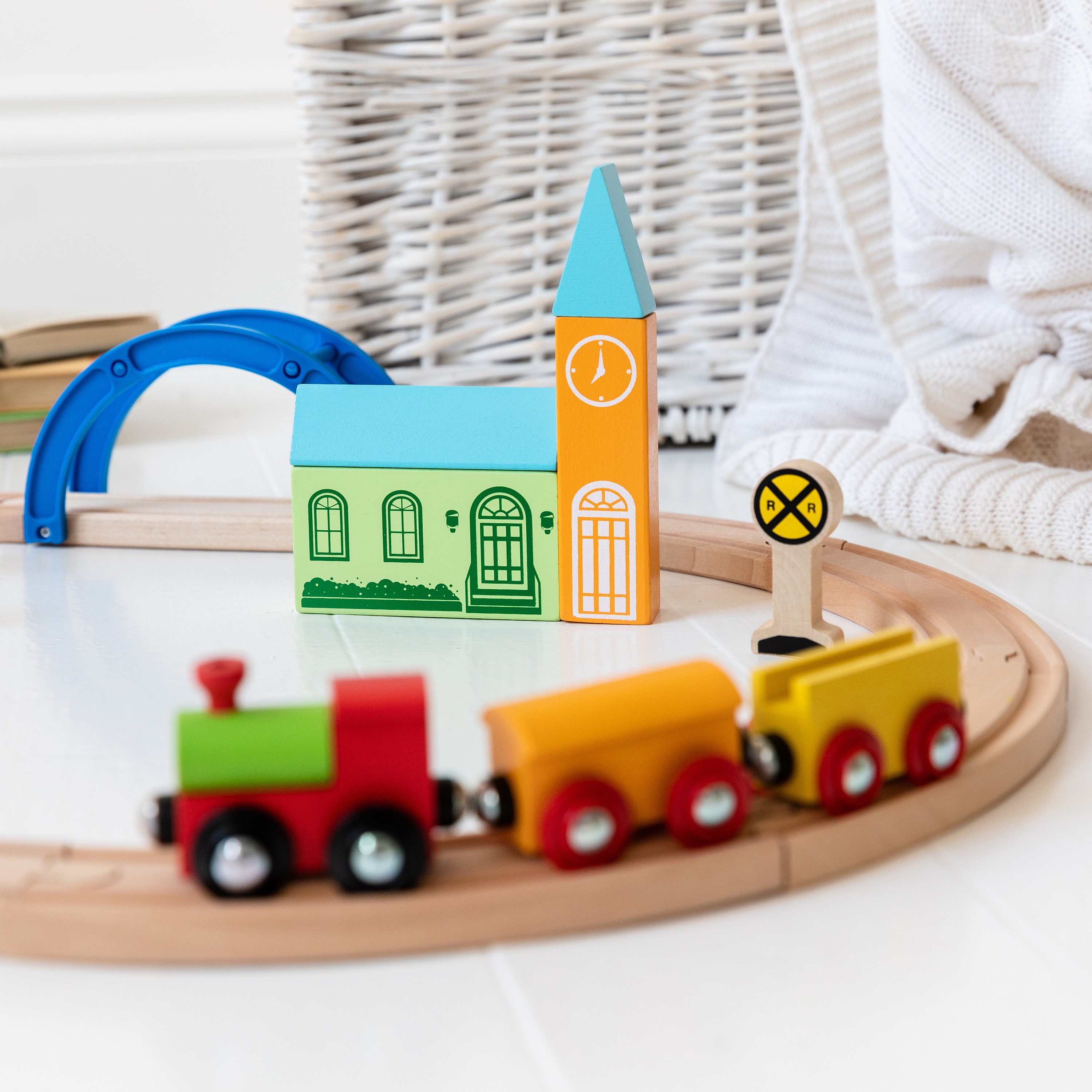 Personalised Wooden City and Countryside Train Set Eco Toys - Etsy