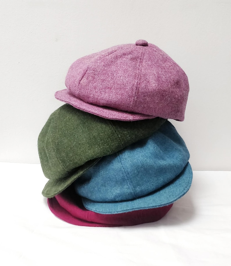 Tweed Baker Boy Caps in a Wide Range of Colours - Etsy