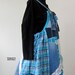 Plus Size Denim Jumper Dress 2XL Upcycled Denim Dungarees Dress for ...