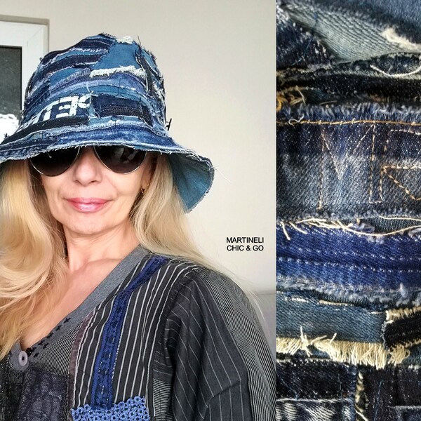 Patchwork Hat - Etsy