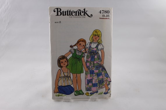 Vintage Sewing Pattern From Butterick 4780 Size 3 | Etsy