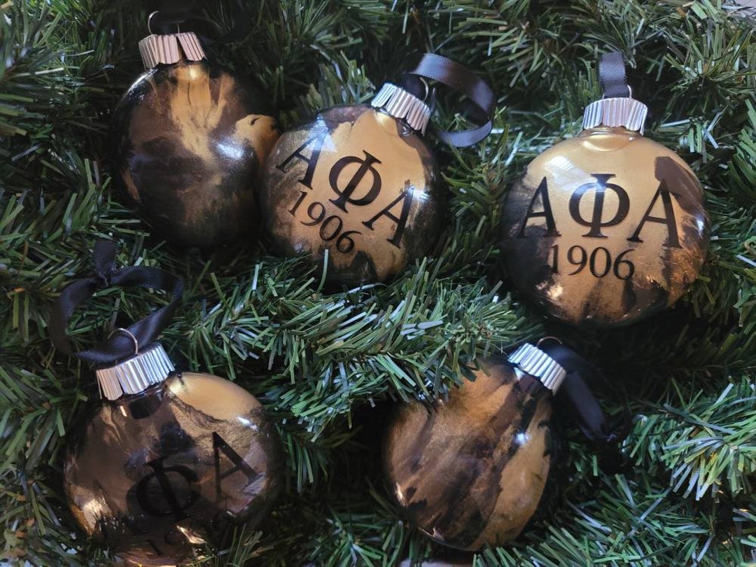 Alpha Phi Alpha Christmas Ornament, Christmas Ornament, D9, HBCU ...