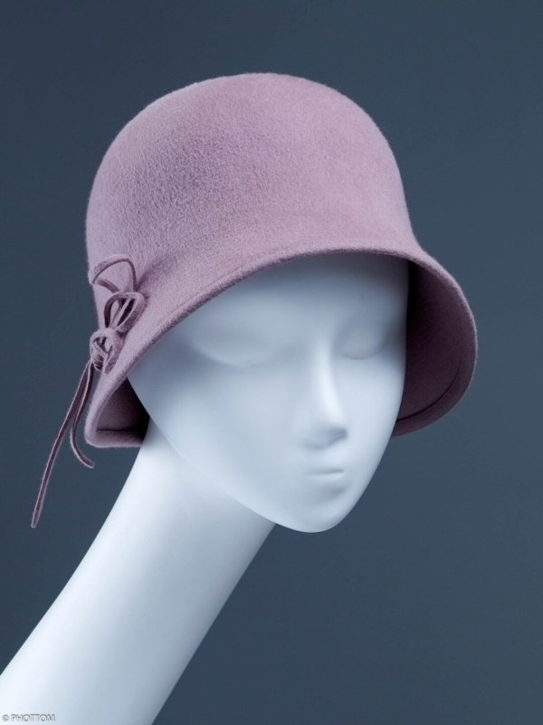 Melanie, Lilac Lavender Velour Felt Winter Hat, Lilac Lavender Autumn ...