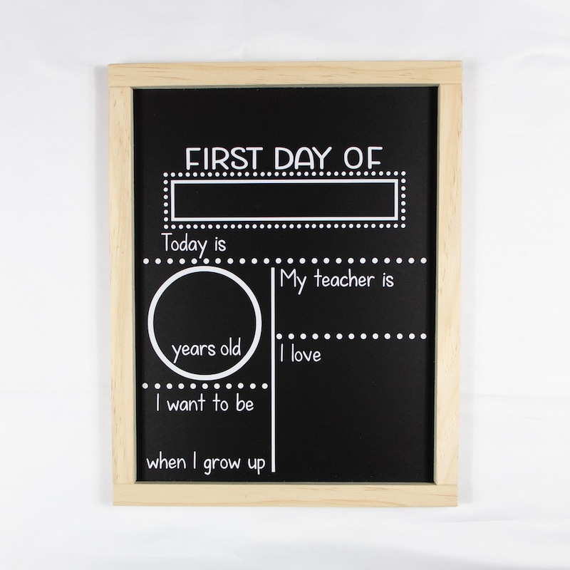 First Day Chalkboard - Etsy