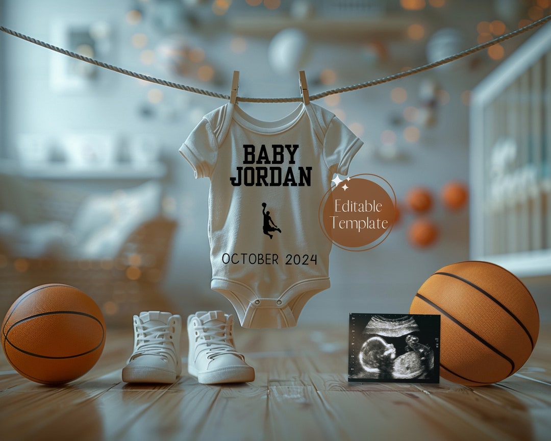 Basketball Pregnancy Announcement, Baby Baller Reveal, New Bball Player ...