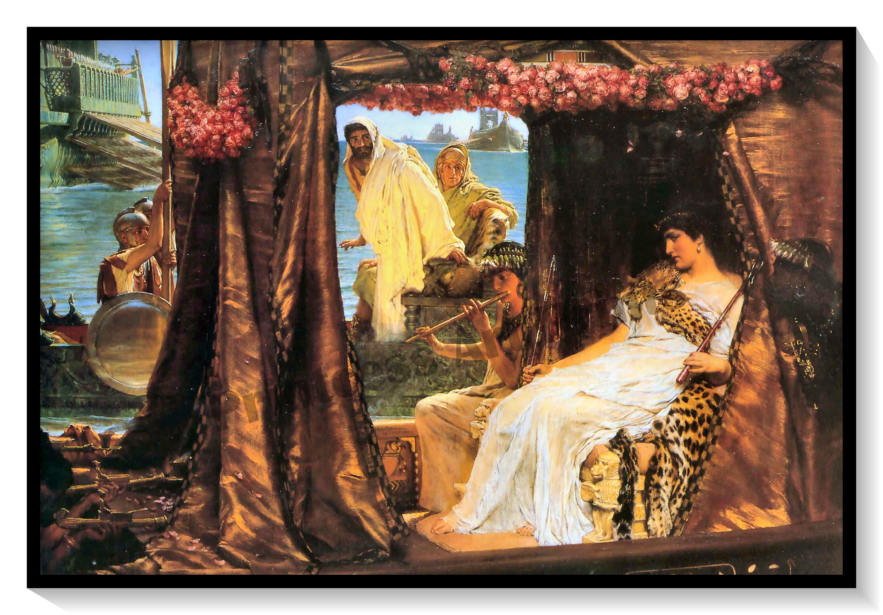 Cleopatra, Egyptian Myths, Classic 1800s Artist Lawrence Tadema - Etsy