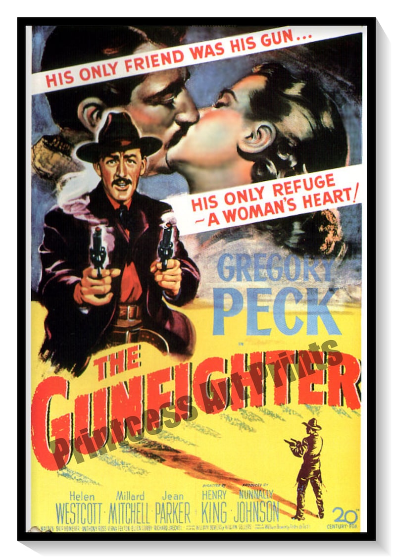 Wild Old West, Movie Poster Prints, Westerns, Peck, Reagan - Etsy