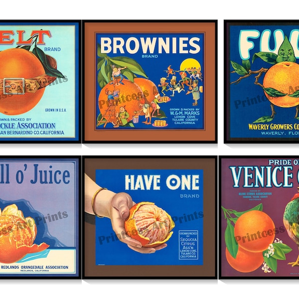 Fruit Crate Label - Etsy