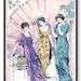 Edwardian Fashion Illustrations Set of 3 Art Prints Ladies Costumes ...