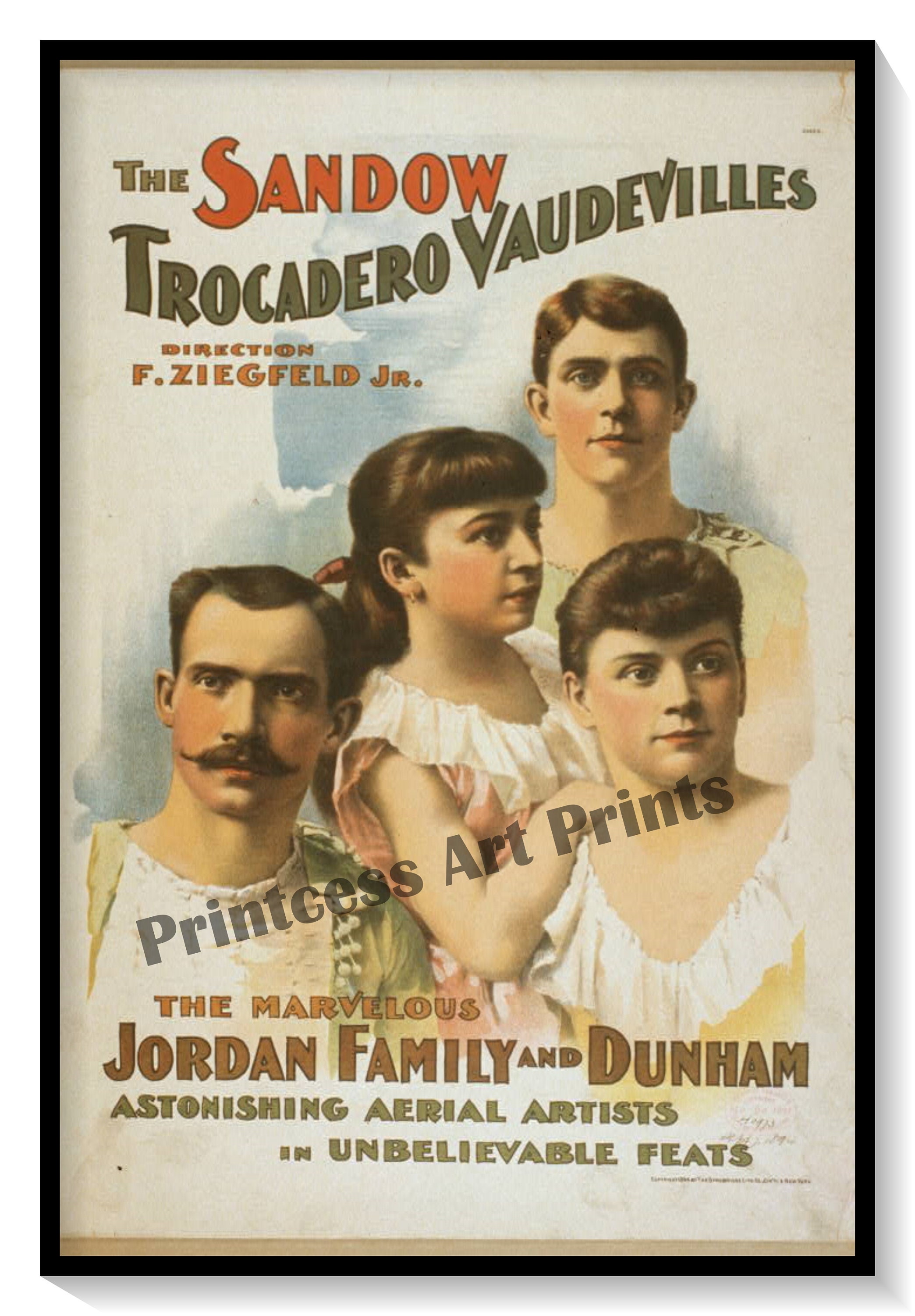 Collector's Set 12 Prints of Assorted Vintage Circus Advertising ...
