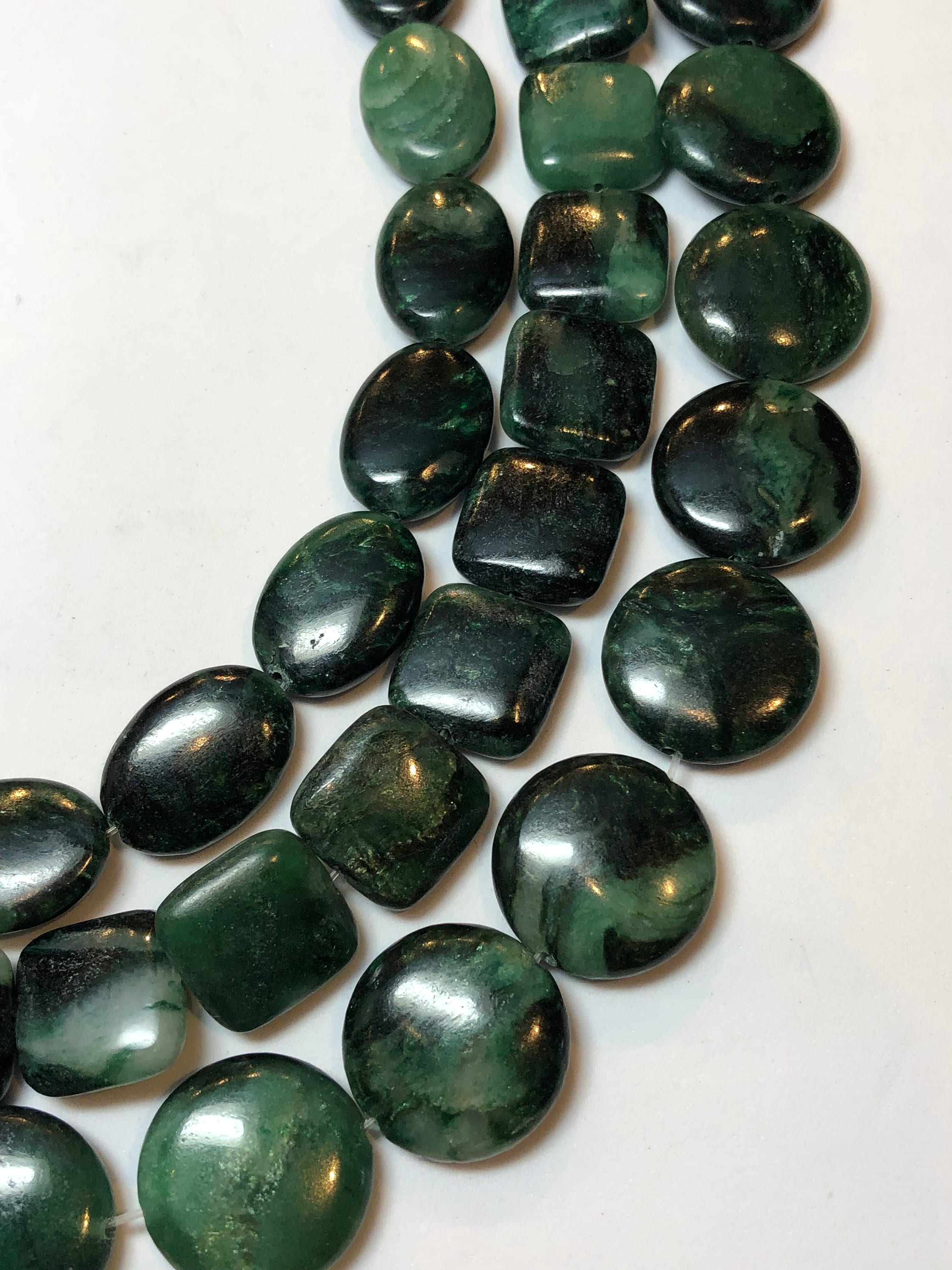 North Burma Green Mawsitsit Jade-albite Gemstone Beads. Full | Etsy
