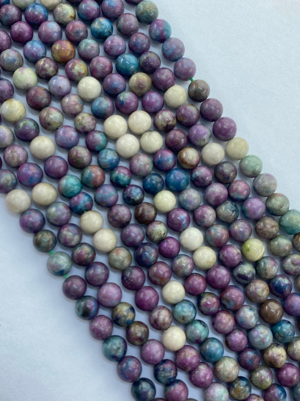 6mm Ruby in Fuschite Gemstone Beads. 15 strands of round | Etsy