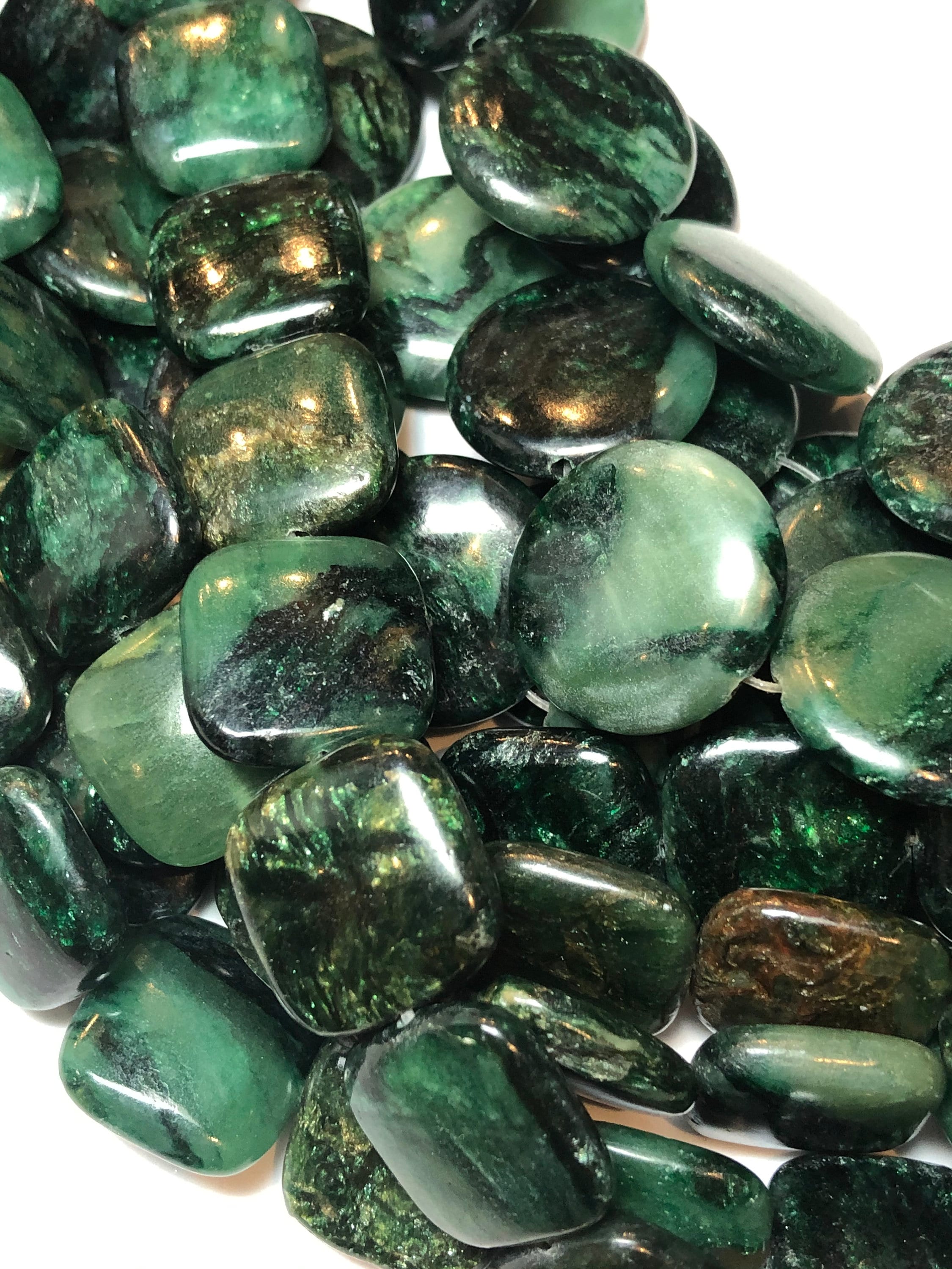 North Burma Green Mawsitsit Jade-albite Gemstone Beads. Full - Etsy