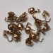 Gold-filled Clam Shell Bead Tips. Package of 10 Bead Tips. These Have a ...